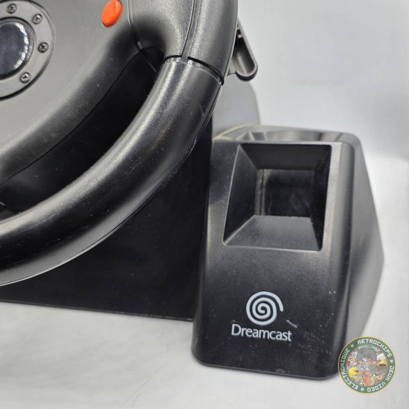 SEGA Dreamcast HKT-7400 Volant Controller Racing Wheel | Dreamcast Jeux ...